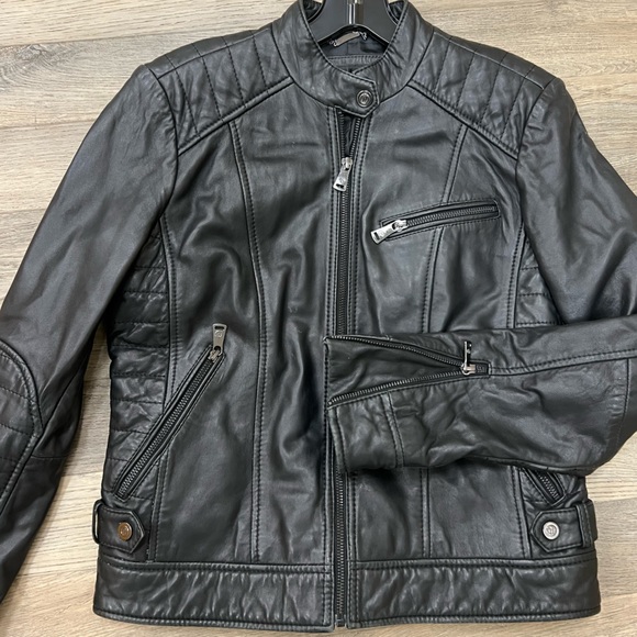 Bernardo | Jackets & Coats | Bernardo Leather Jacket | Poshmark